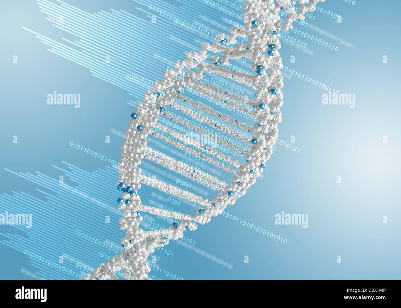 DNA strand illustration Stock Photo - Alamy