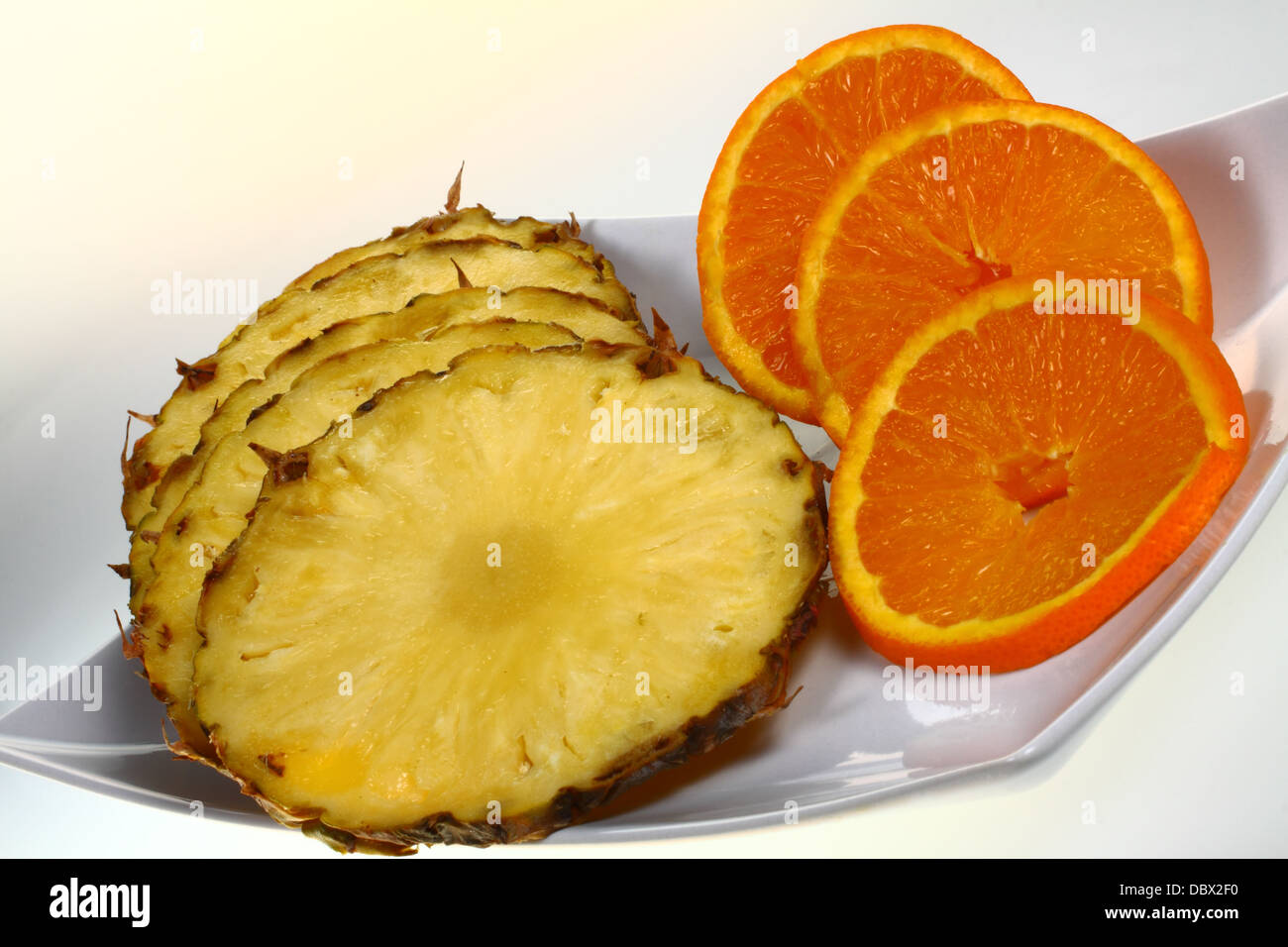 Healthy fruits pineapple oranges hi-res stock photography and images ...