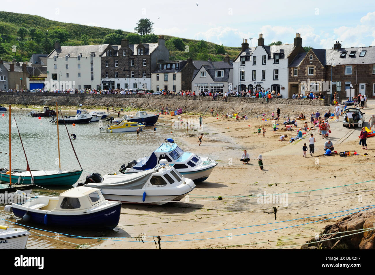 Stonehaven harbour, Aberdeenshire, Scotland Stock Photo - Alamy