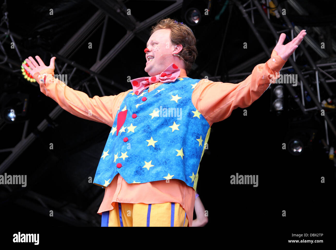 CBeebies star Mr Tumble - aka Justin Fletcher - at Camp Bestival ...