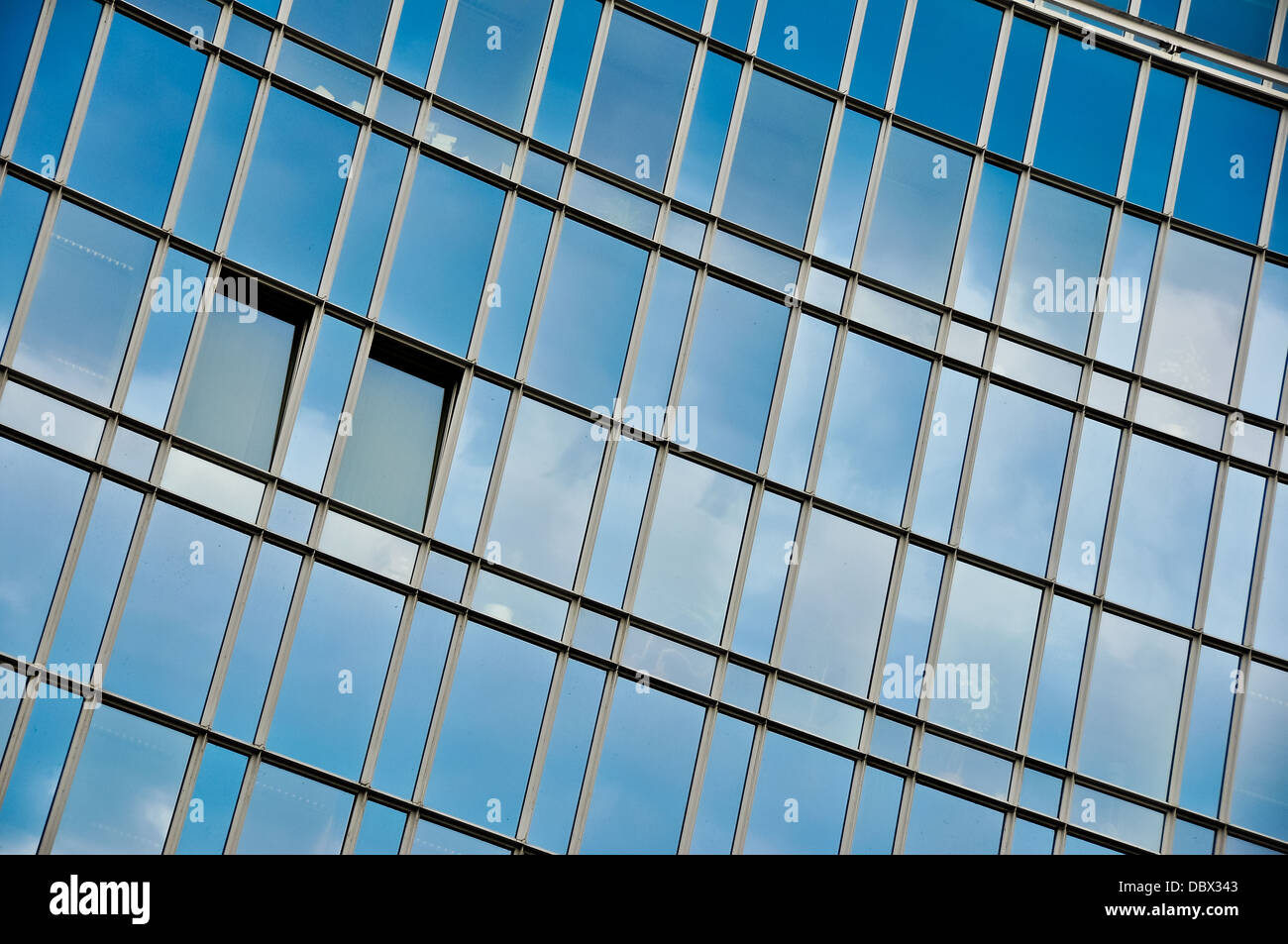 Office building glass wall with windows Stock Photo - Alamy