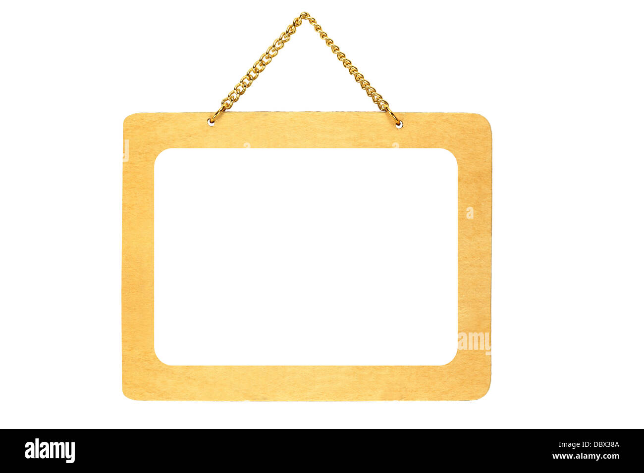 Sign hanging chains hi-res stock photography and images - Alamy