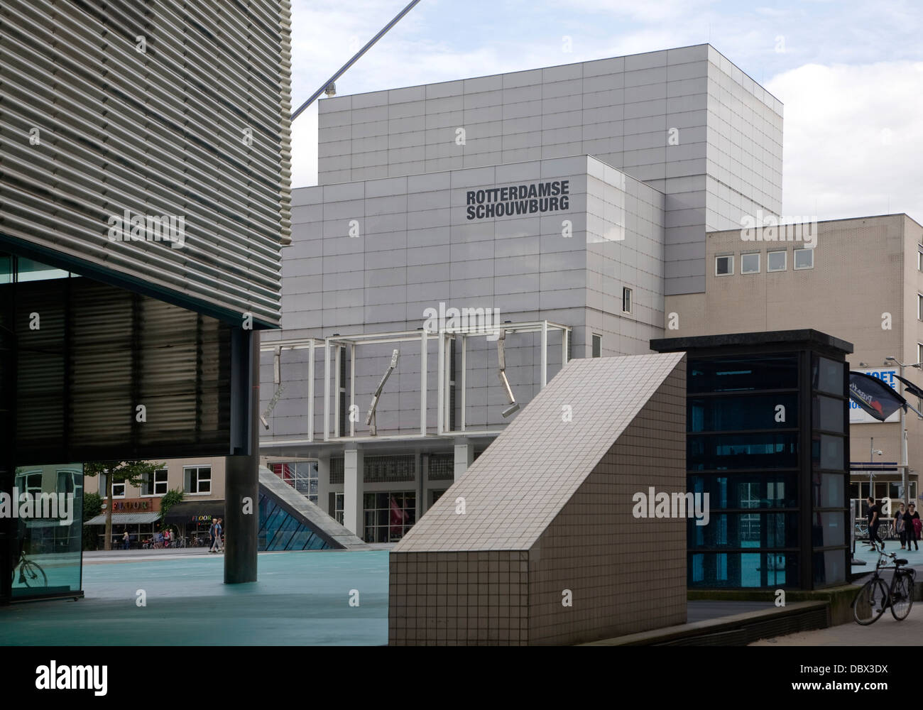 iMax Pathe cinema Schouwburgplein square Rotterdam Netherlands designed ...