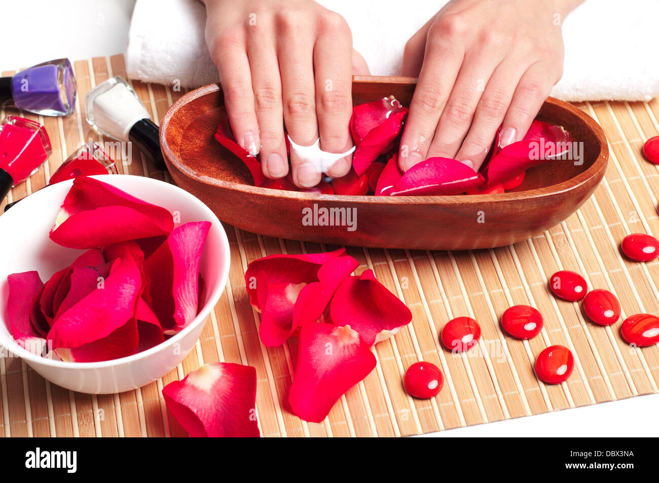 Hands Spa. Manicure concept Stock Photo - Alamy