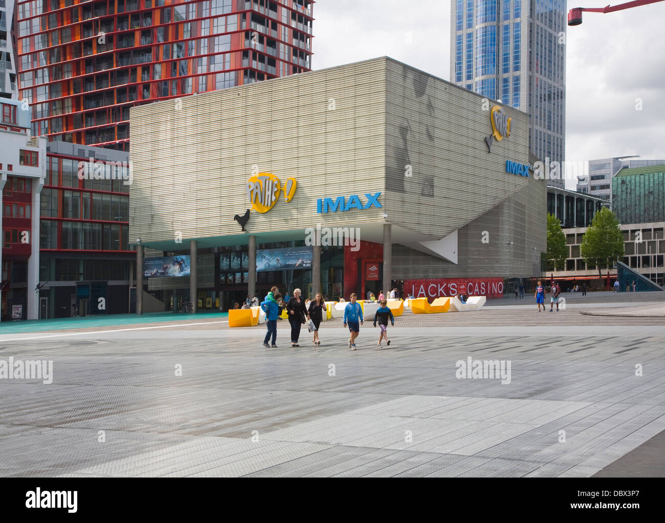 iMax Pathe cinema Schouwburgplein square Rotterdam Netherlands designed ...