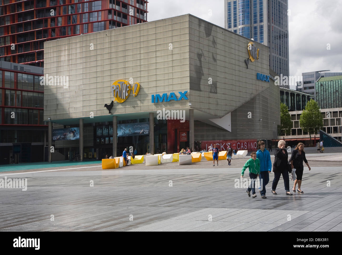 iMax Pathe cinema Schouwburgplein square Rotterdam Netherlands designed ...