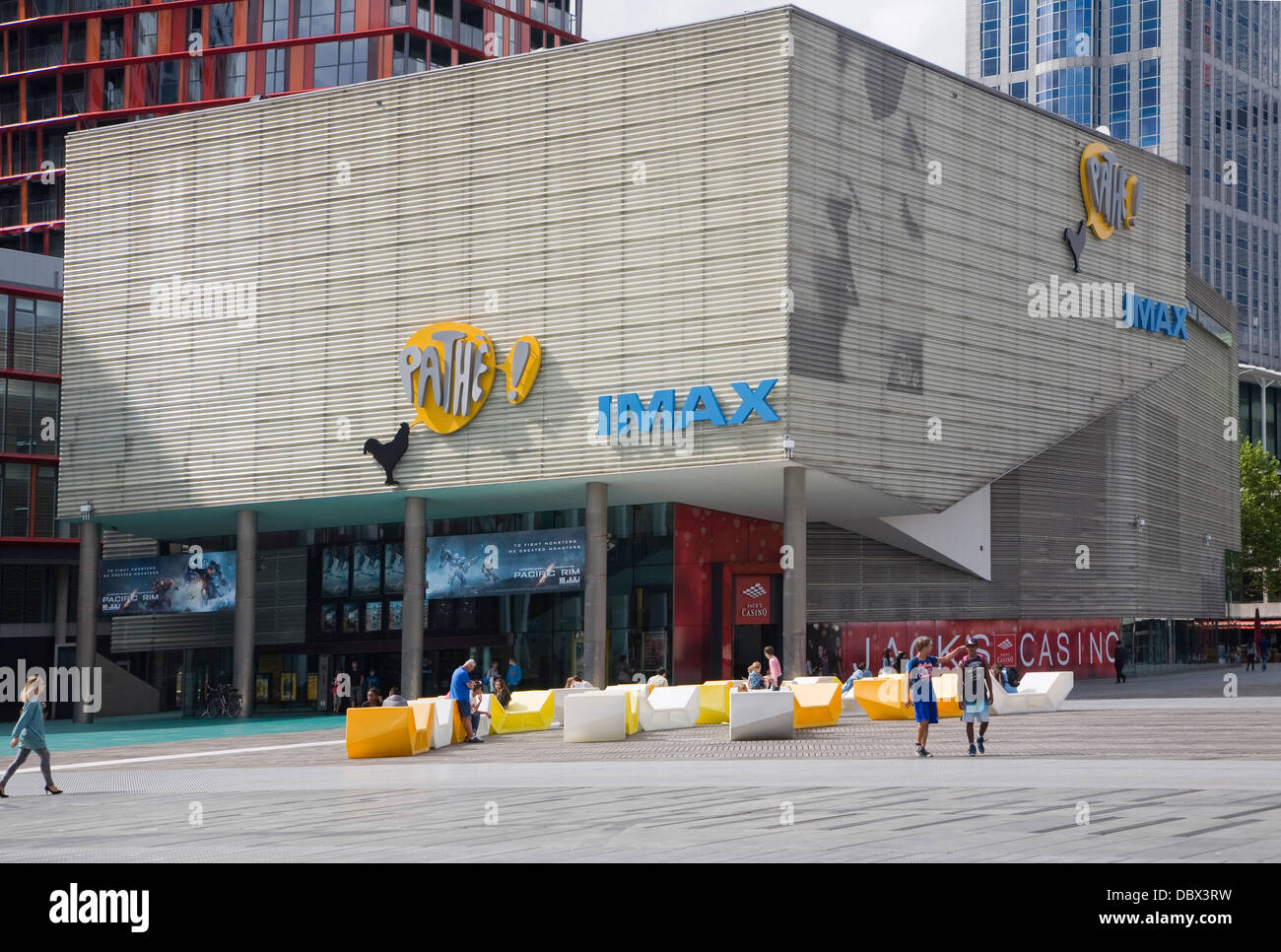iMax Pathe cinema Schouwburgplein square Rotterdam Netherlands designed ...