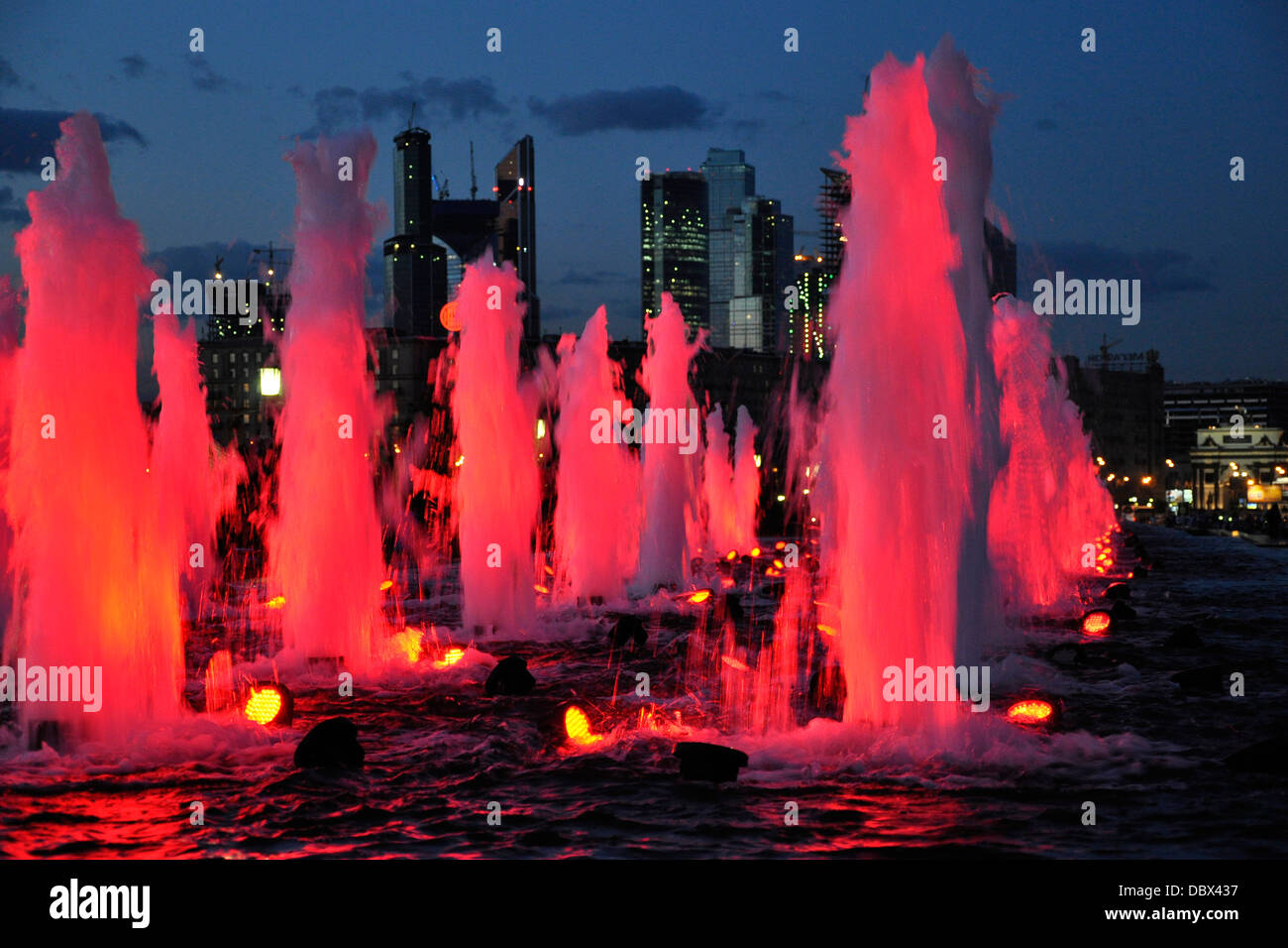 Russia, Moscow, Victory square, fountain Stock Photo - Alamy