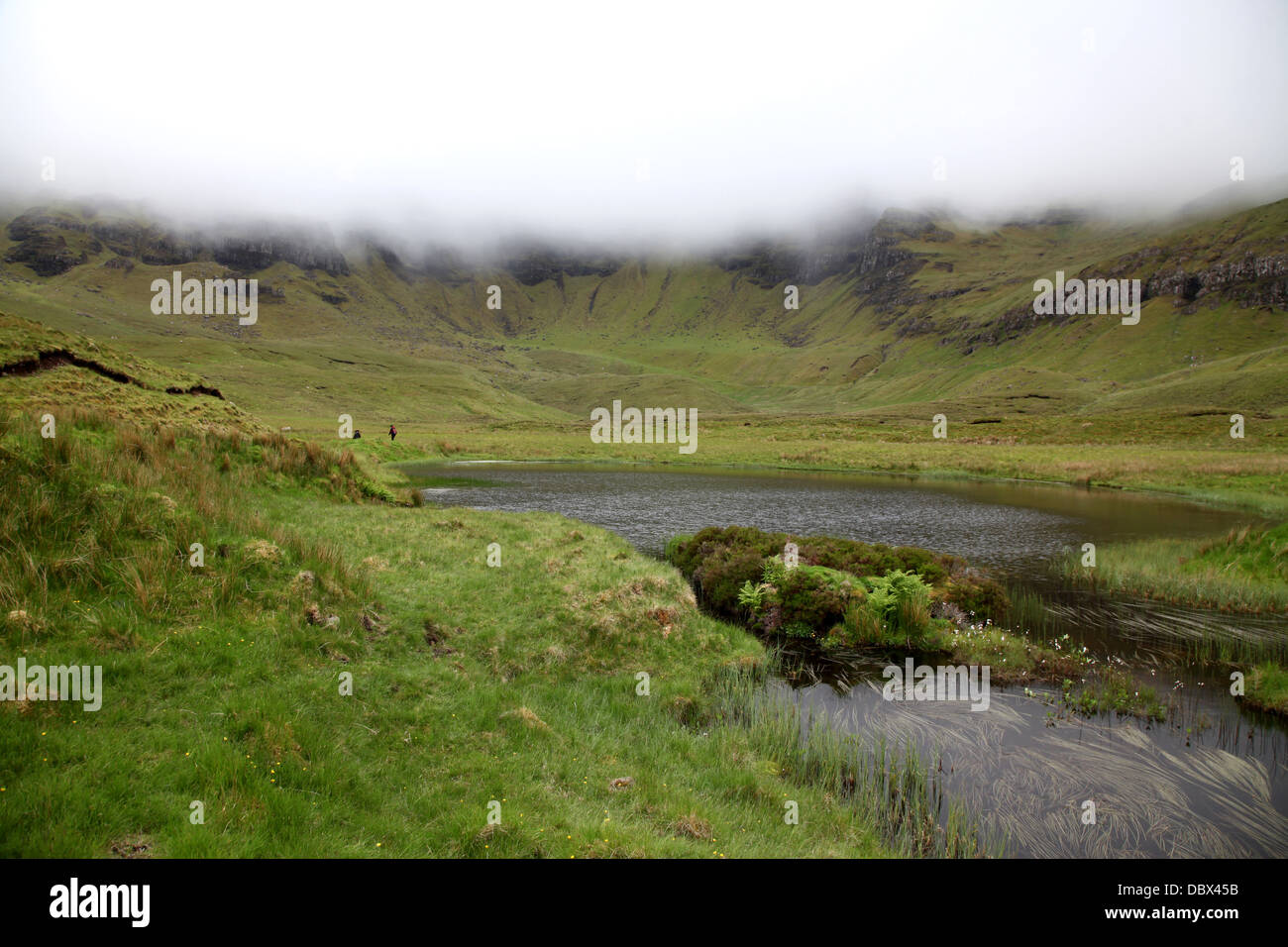 Scotch mist over the mountains and lochs of Skye Stock Photo - Alamy
