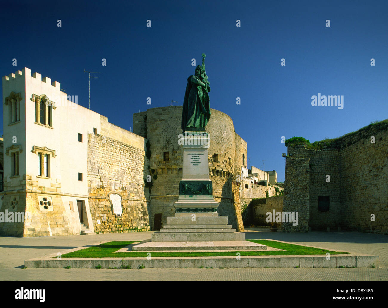 Statue to the heroes and the martyrs of otranto hi-res stock ...