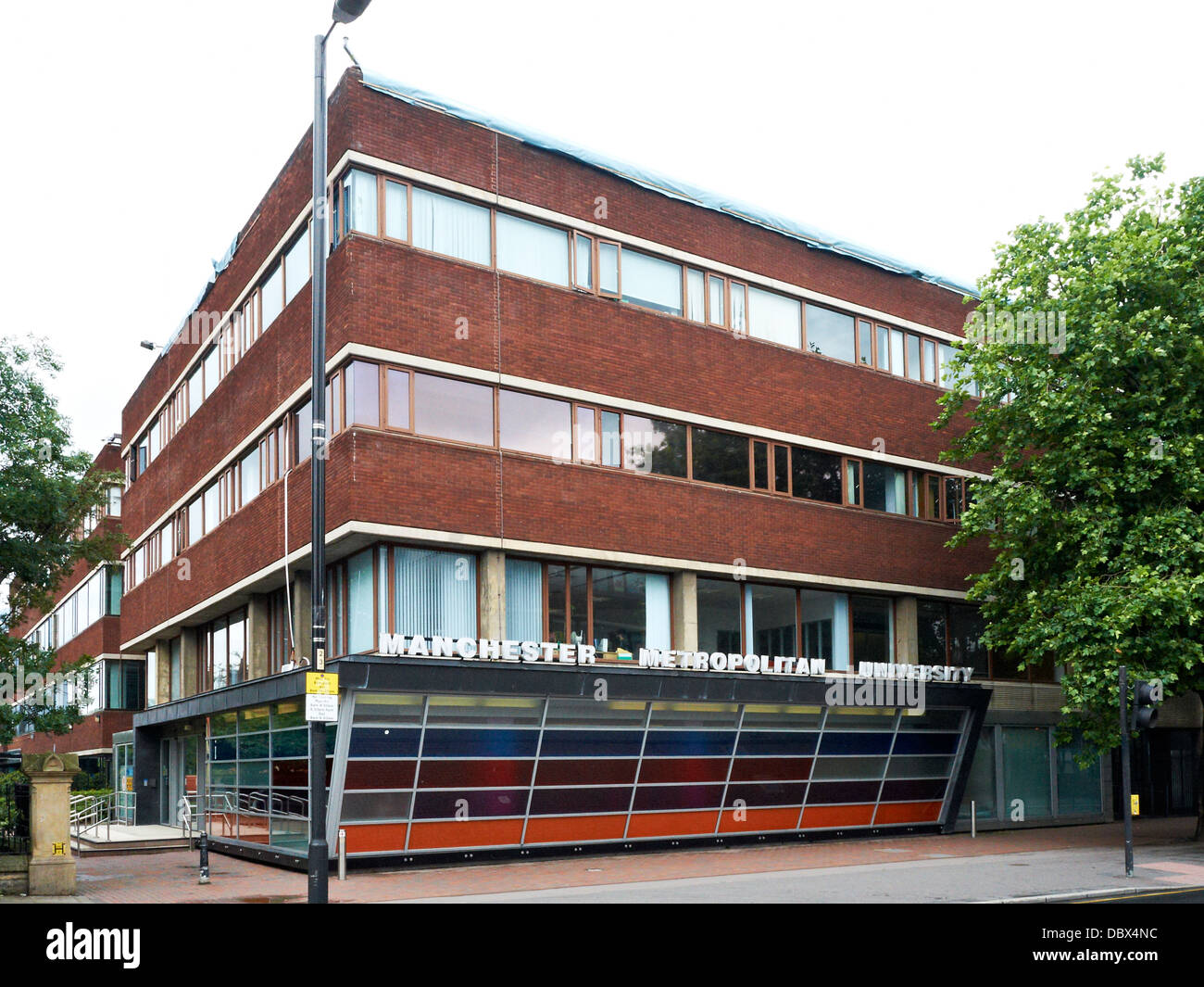Building manchester metropolitan university england hi-res stock ...