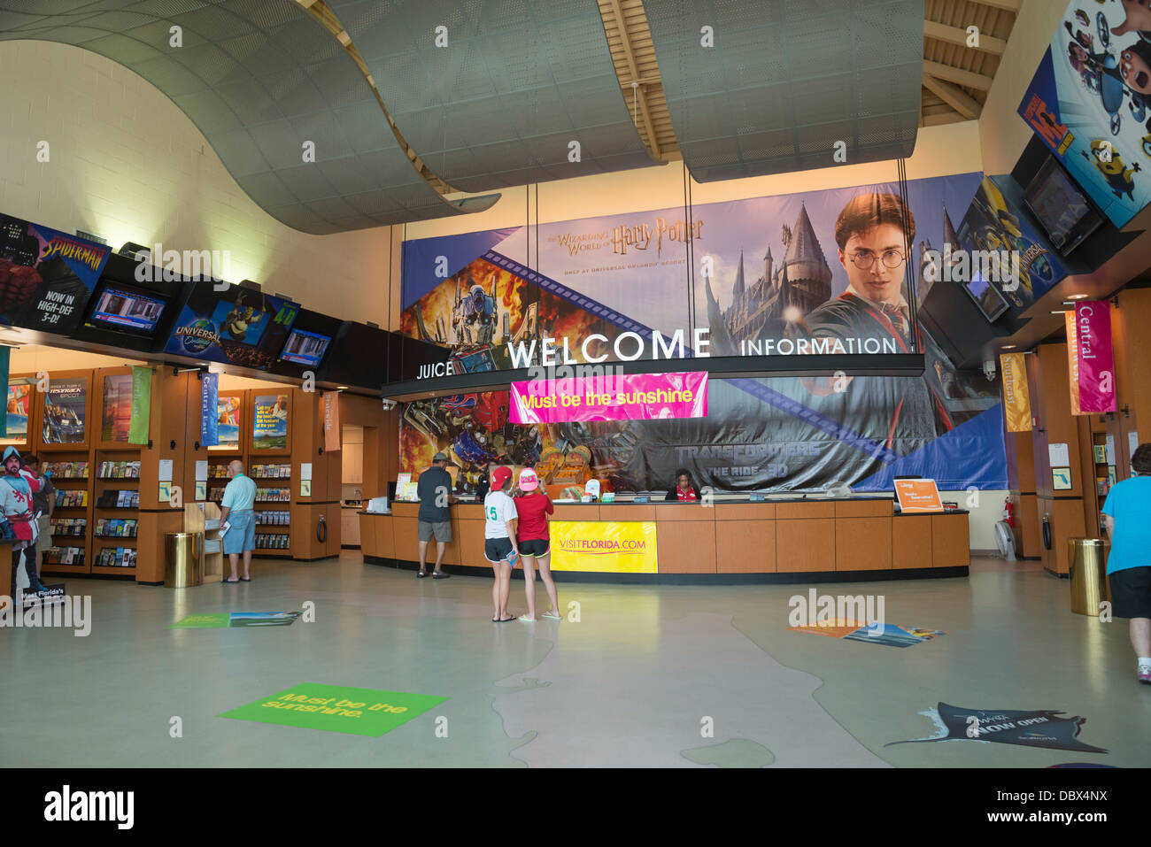 Florida Welcome Station along I-75 in North Florida Stock Photo - Alamy