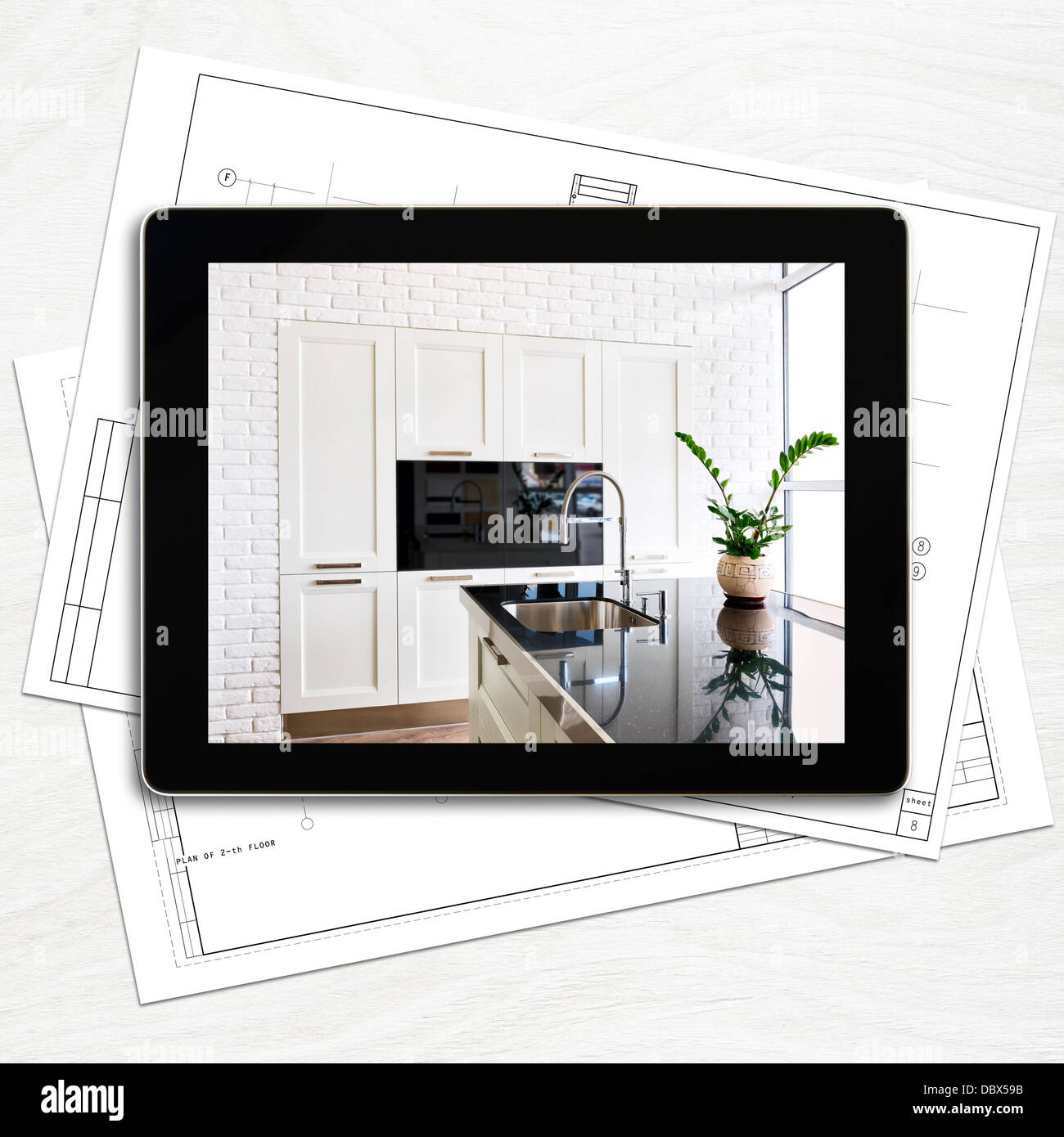 Digital tablet picture frame hi-res stock photography and images - Alamy