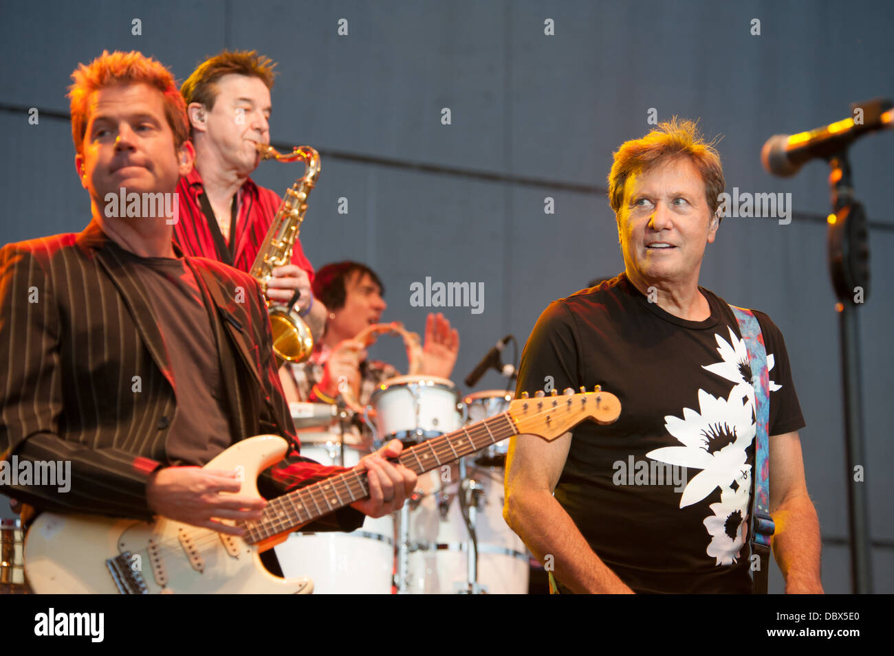 LINCOLN, CA - AUGUST 3: The rock band Chicago performs on stage at ...