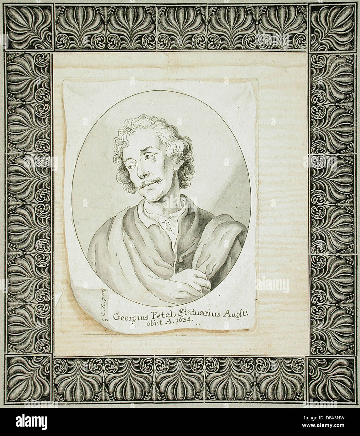 Portrait of George Petel 54.70.3 Stock Photo - Alamy