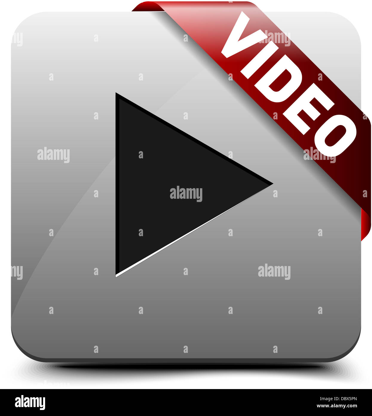 Watch Video button Stock Photo - Alamy