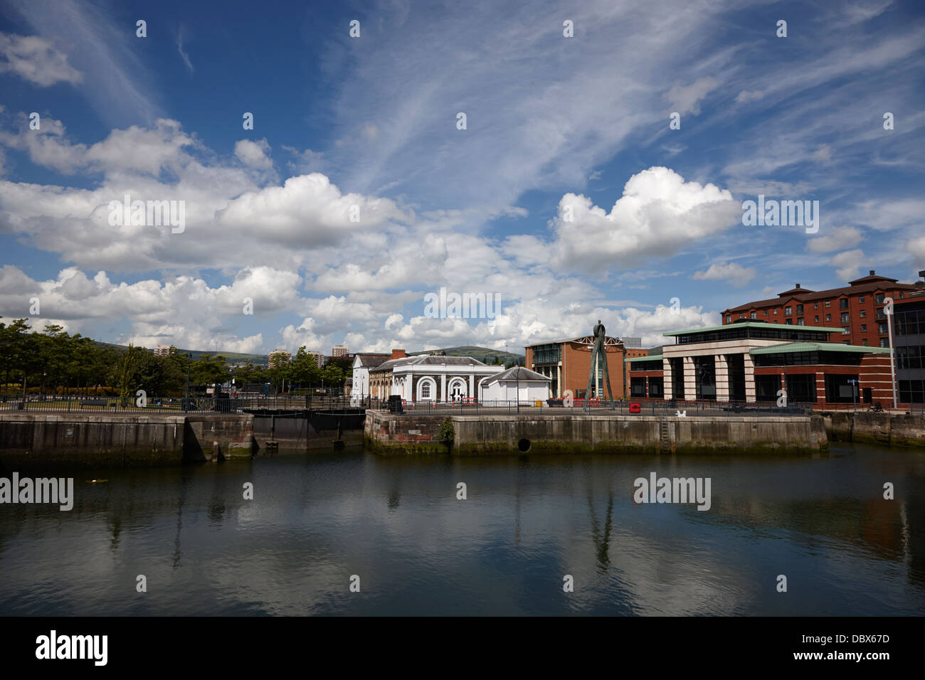 Clarendon dock Belfast Northern Ireland UK Stock Photo - Alamy