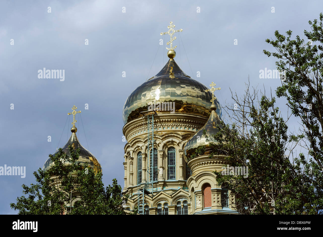 orthodox Nikolaus-church (1904) in Liepaja-Karosta, Latvia, Europe ...