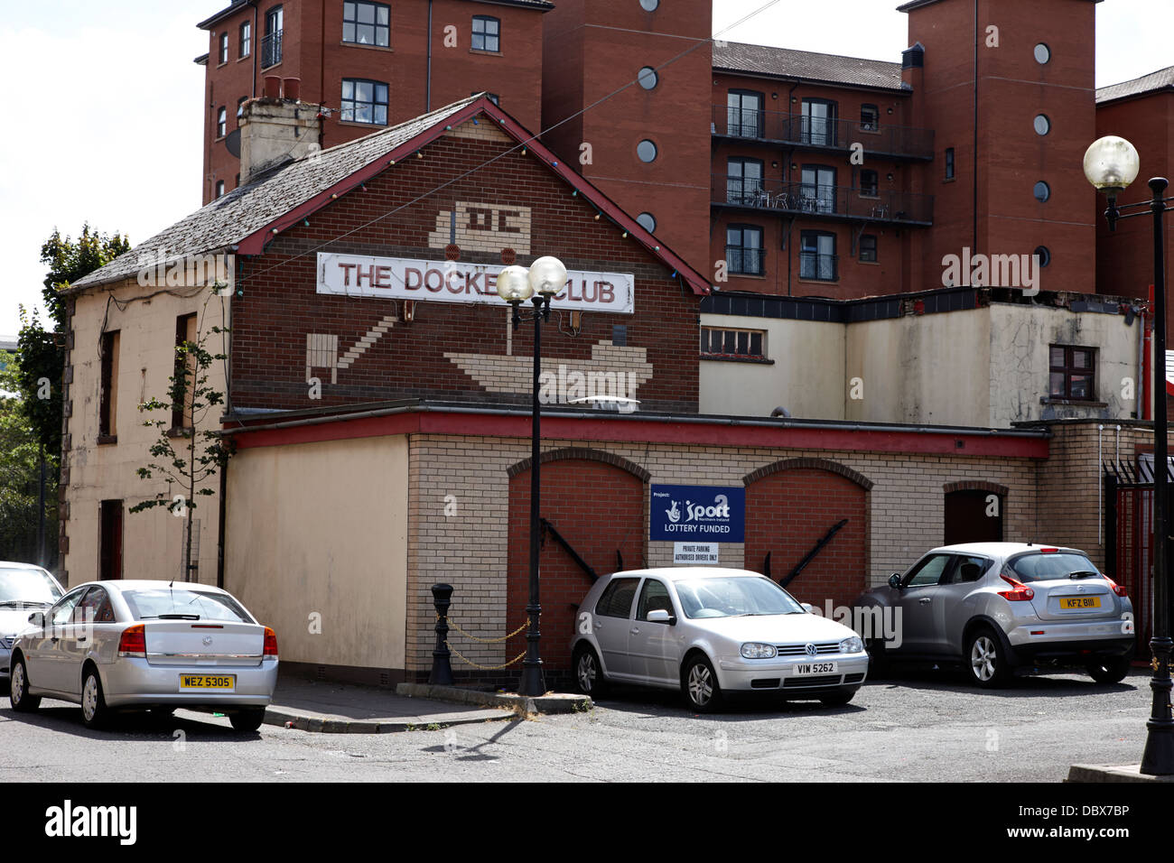 the dockers club pilot street sailortown Belfast Northern Ireland UK ...