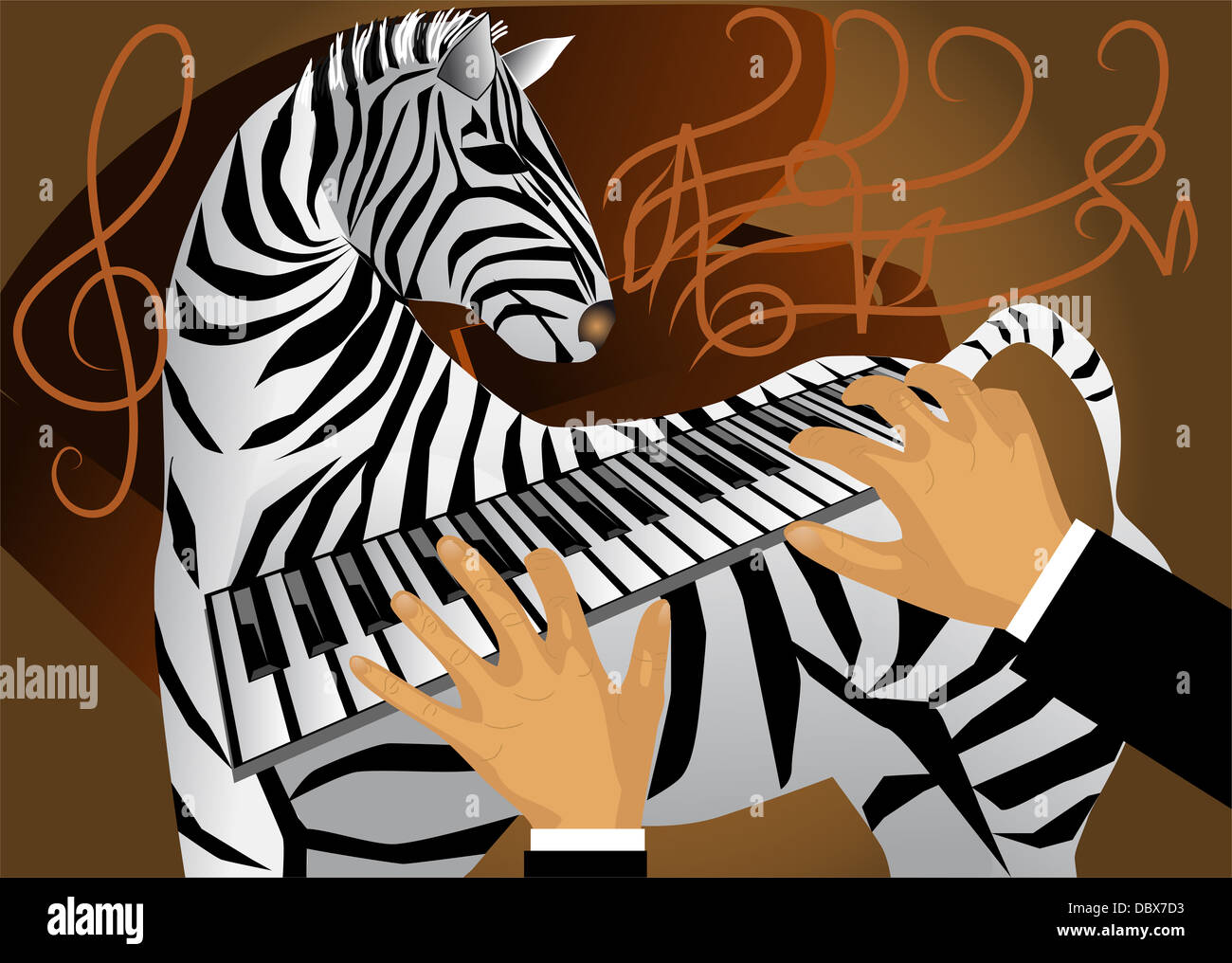 the sounds of nature. abstract musical background Stock Photo - Alamy