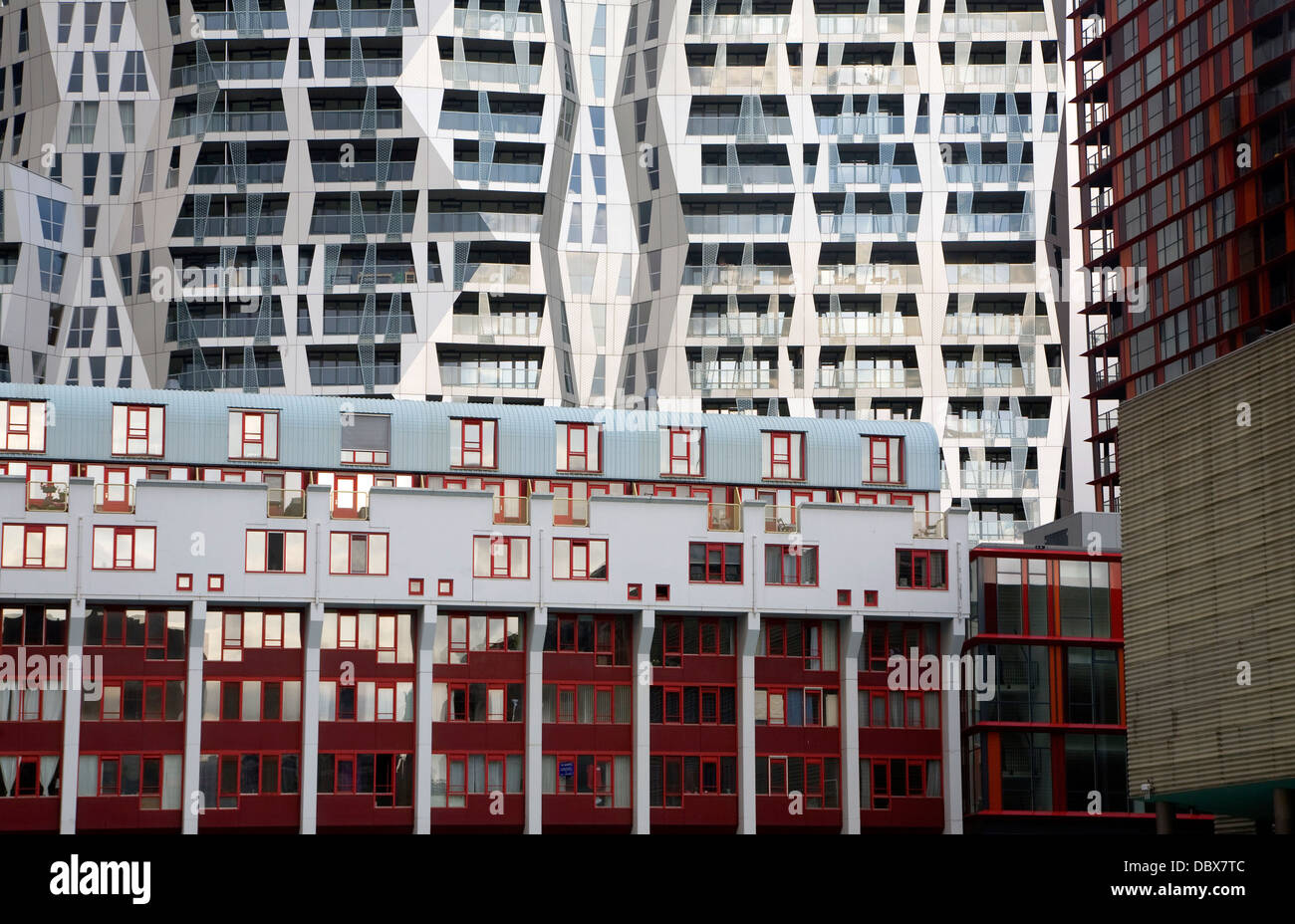 Abstract pattern modern architecture buildings Calypso housing ...