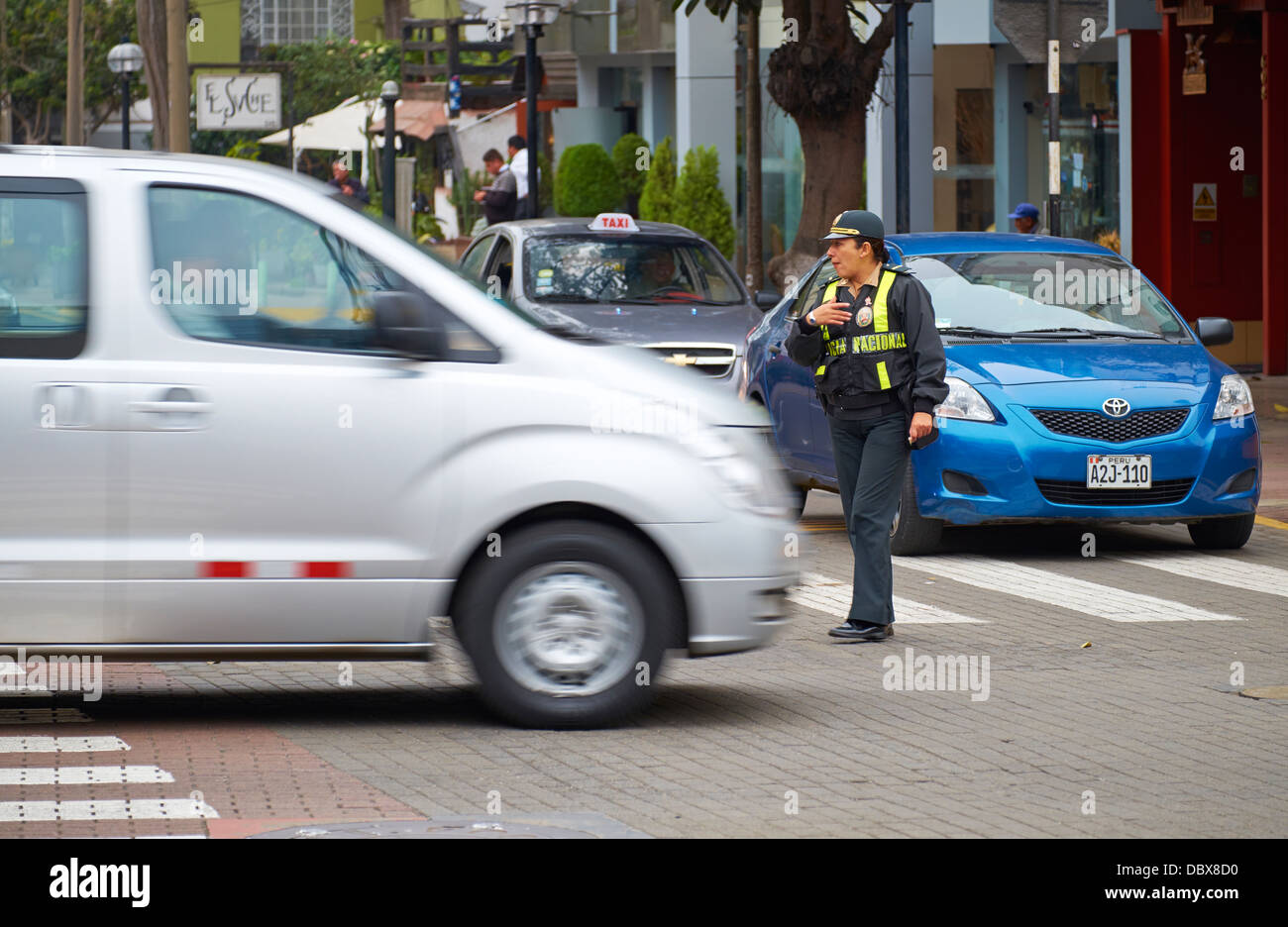 Traffic police lima peru hi-res stock photography and images - Alamy