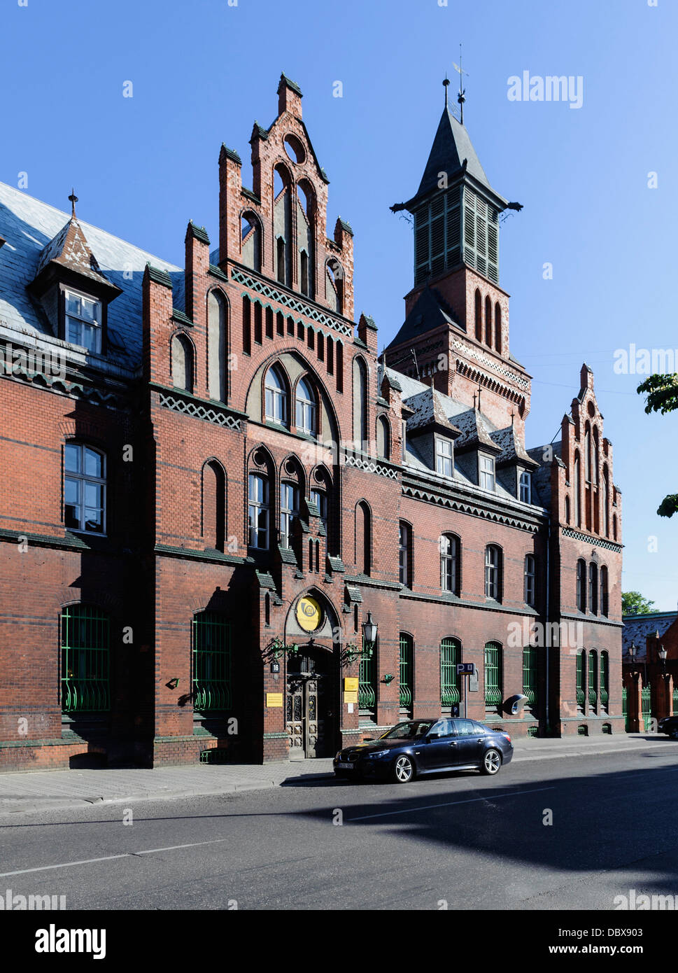 Neo gothic post office in Klaipeda, Lithuania, Europe Stock Photo - Alamy