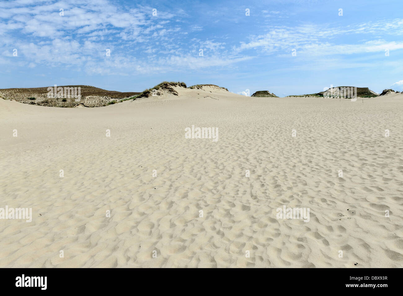 Shifting sand dune Nagliu on the Curonian Split, Lithuania, Europe ...