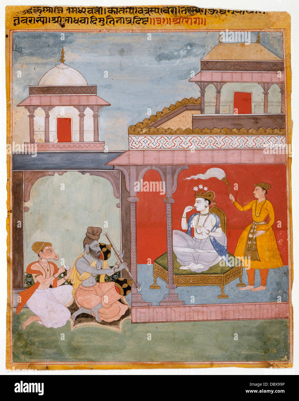 Ragamala paintings hi-res stock photography and images - Alamy