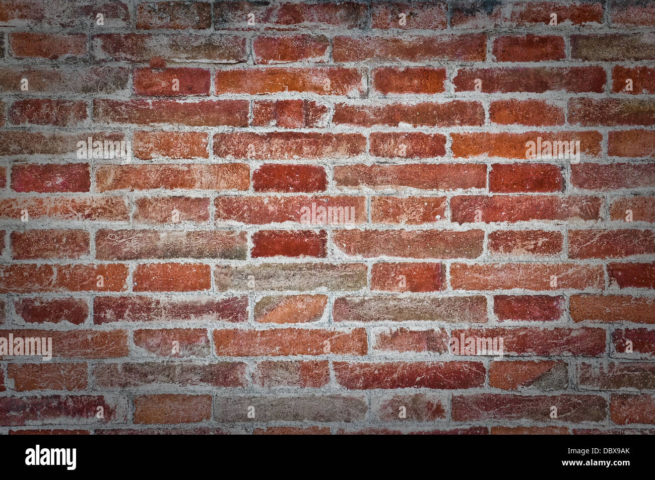 Orange old brick textured wall Stock Photo - Alamy