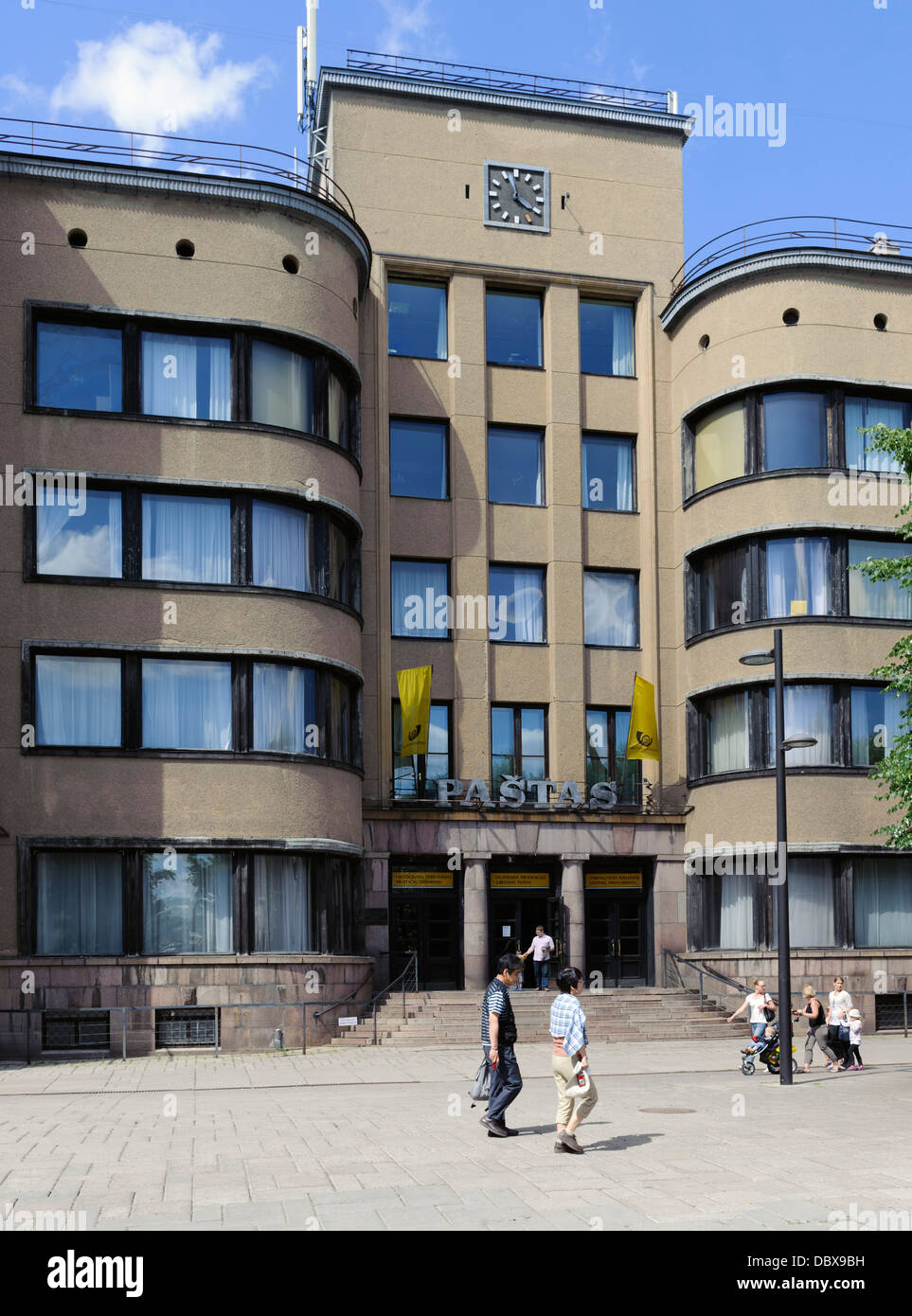 post-office in Kaunas, Lithuania, Europe Stock Photo - Alamy