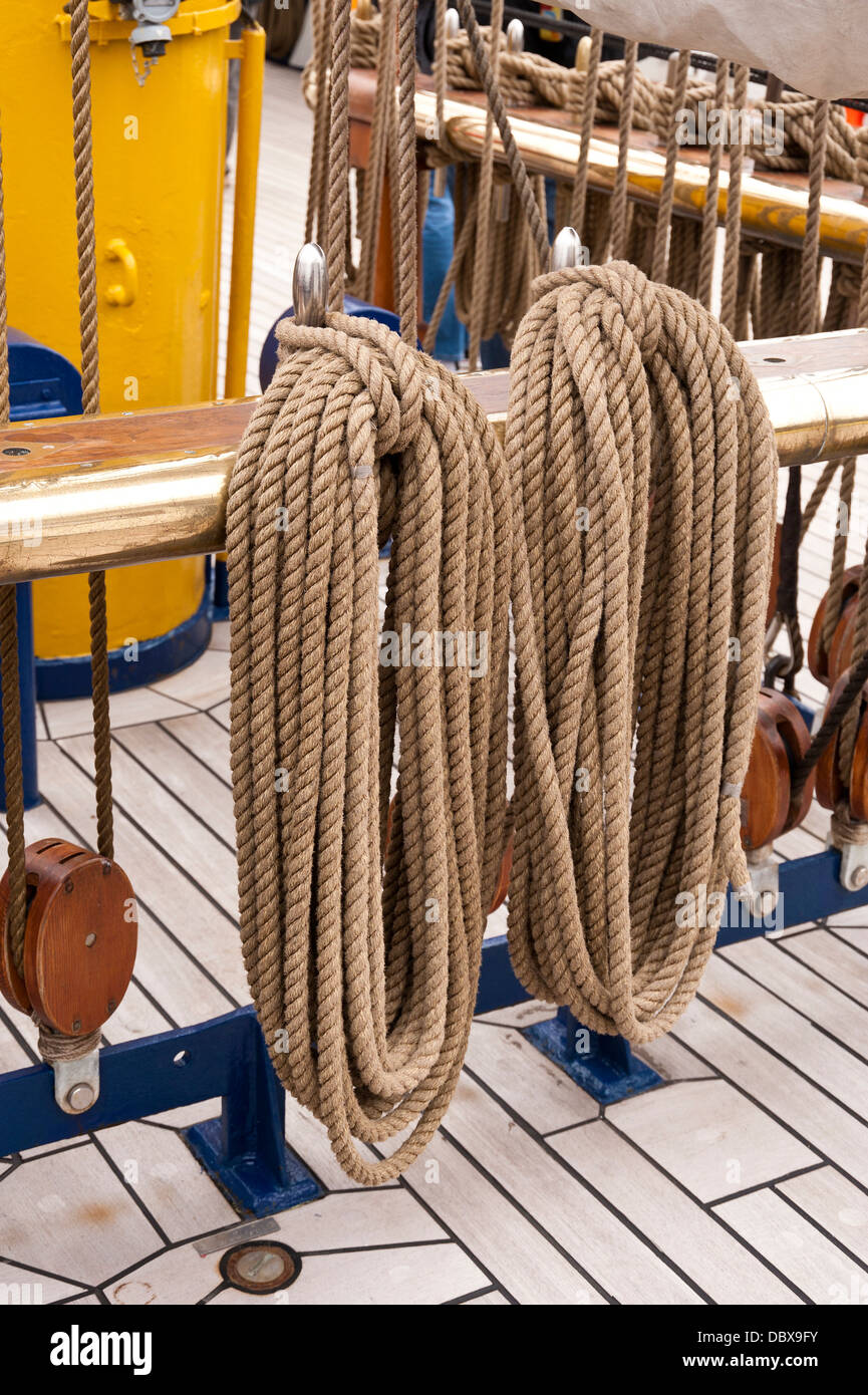 German Tall Ship Gorch Fock Stock Photo - Alamy