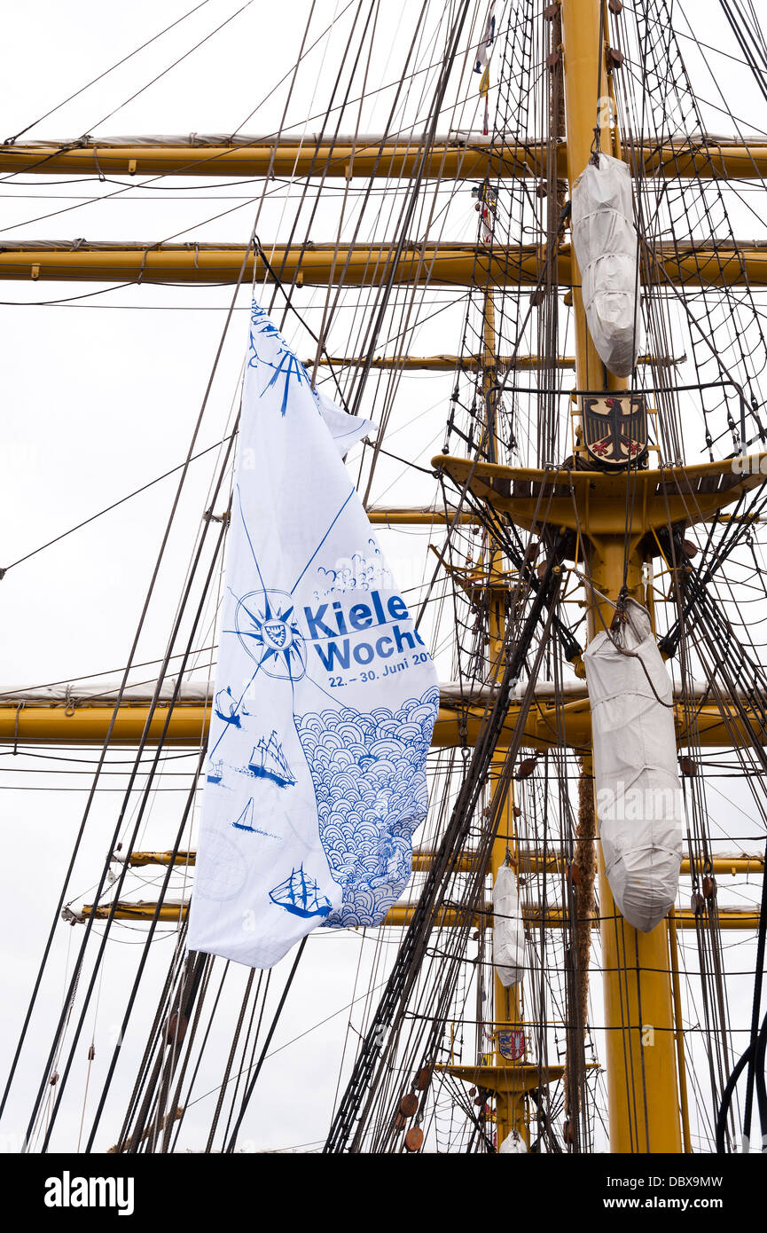 German Tall Ship Gorch Fock Stock Photo - Alamy
