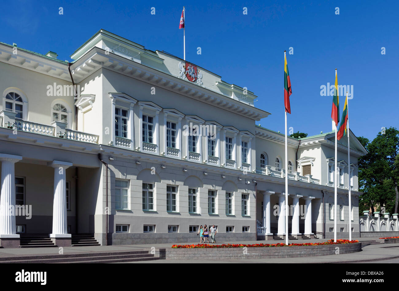 presidential palace in Vilnius, Lithuania, Europe, UNESCO World ...