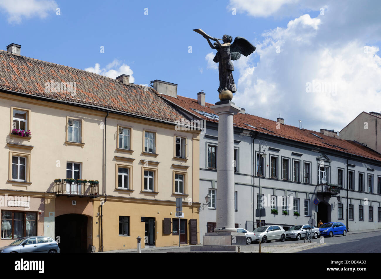 Angel of Uzupio in Vilnius, Lithuania, Europe, UNESCO World-Heritage ...