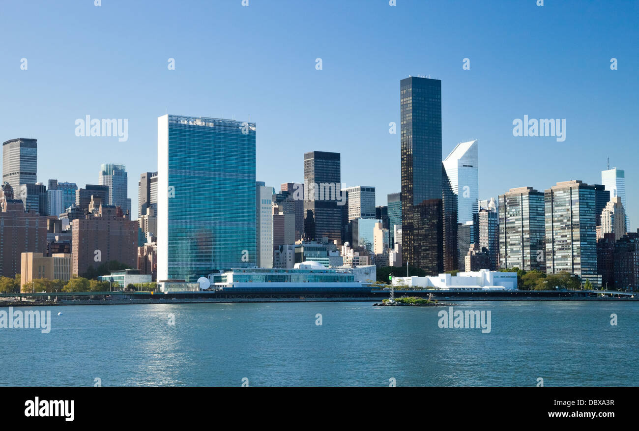 New York City, Uptown, United Nations Complex Stock Photo - Alamy