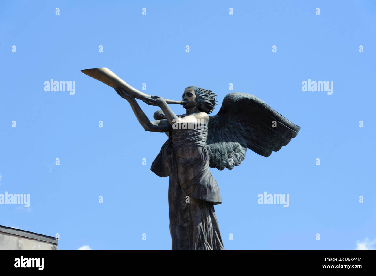 Angel of Uzupio in Vilnius, Lithuania, Europe, UNESCO World-Heritage ...