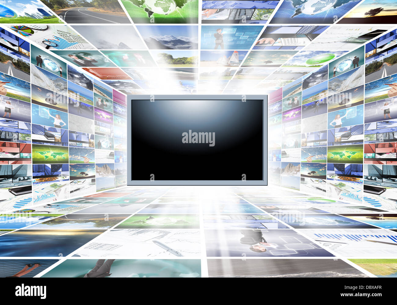 A flat screen television Stock Photo - Alamy