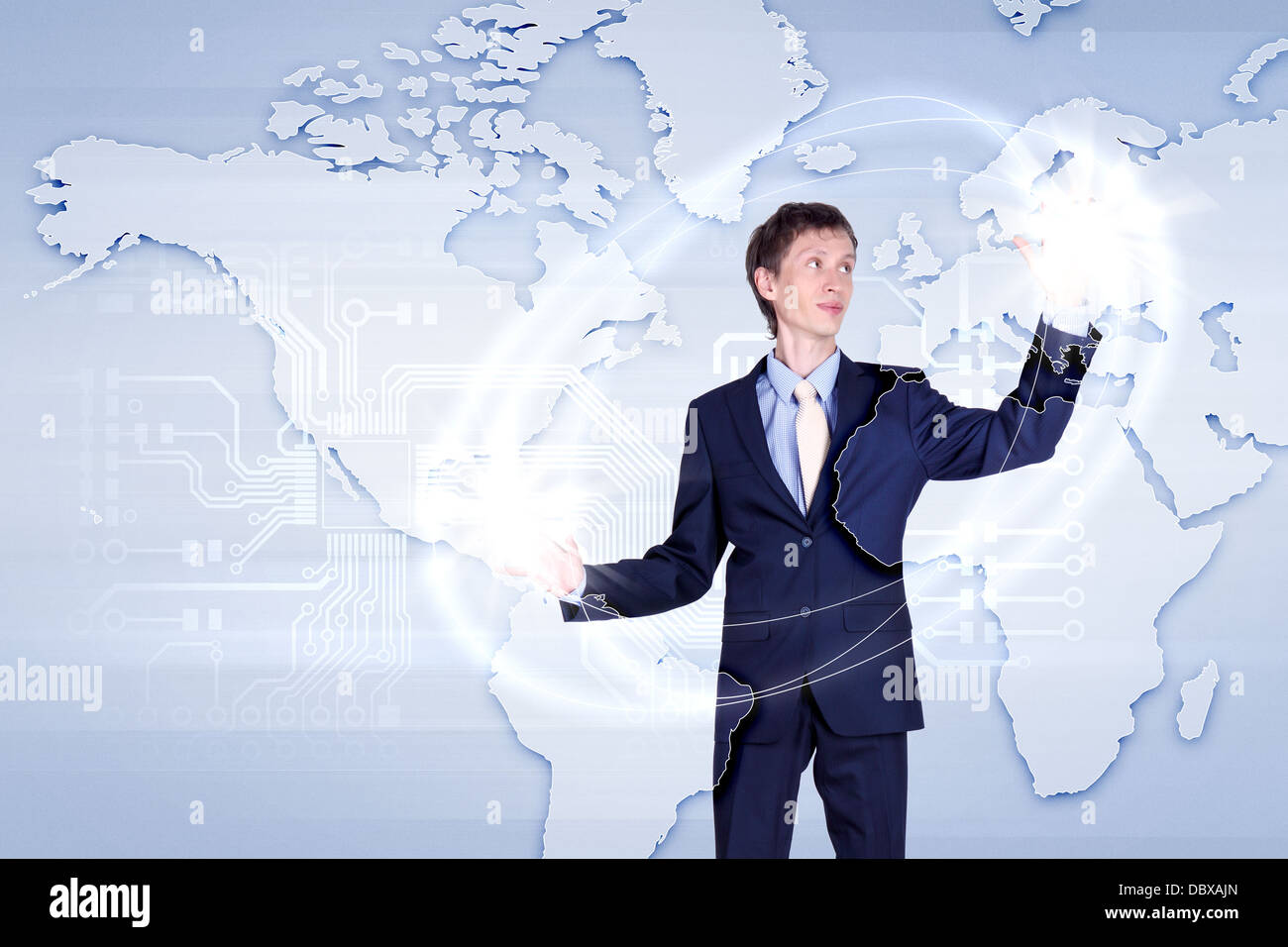Internet concept of global technology Stock Photo - Alamy