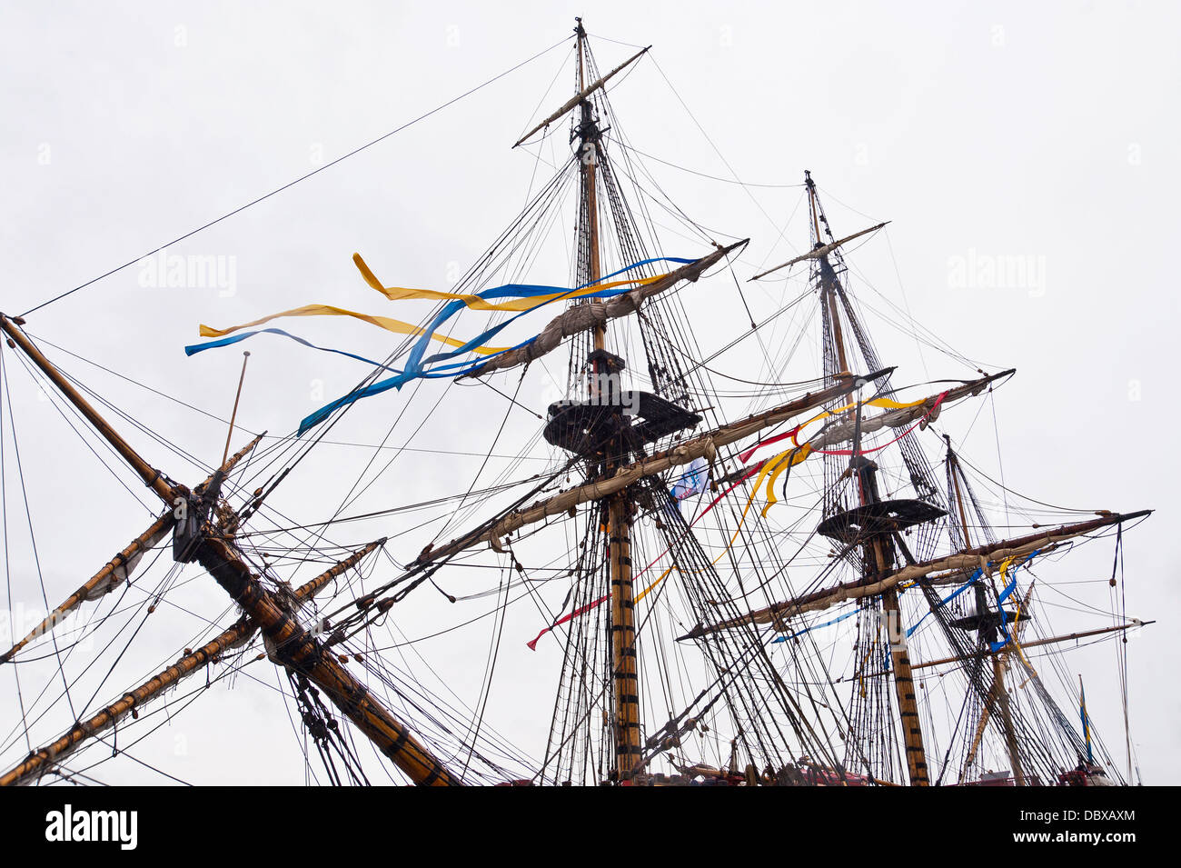 Old swedish Sailing Ship Götheborg Stock Photo - Alamy
