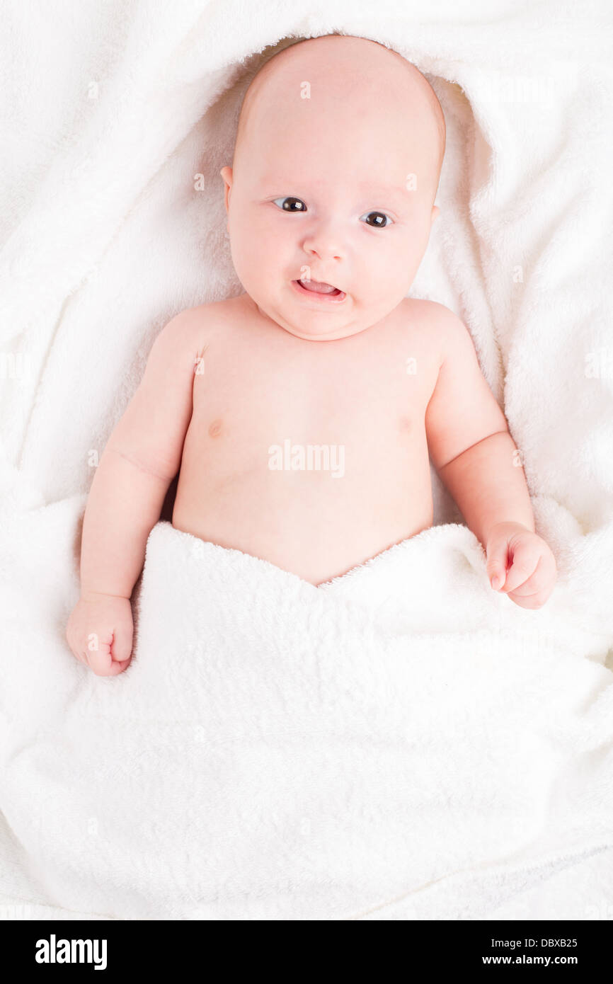 Baby hand top view hi-res stock photography and images - Alamy