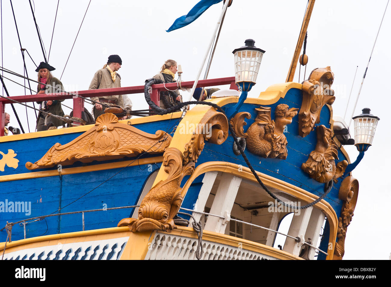 Old swedish Sailing Ship Götheborg Stock Photo - Alamy