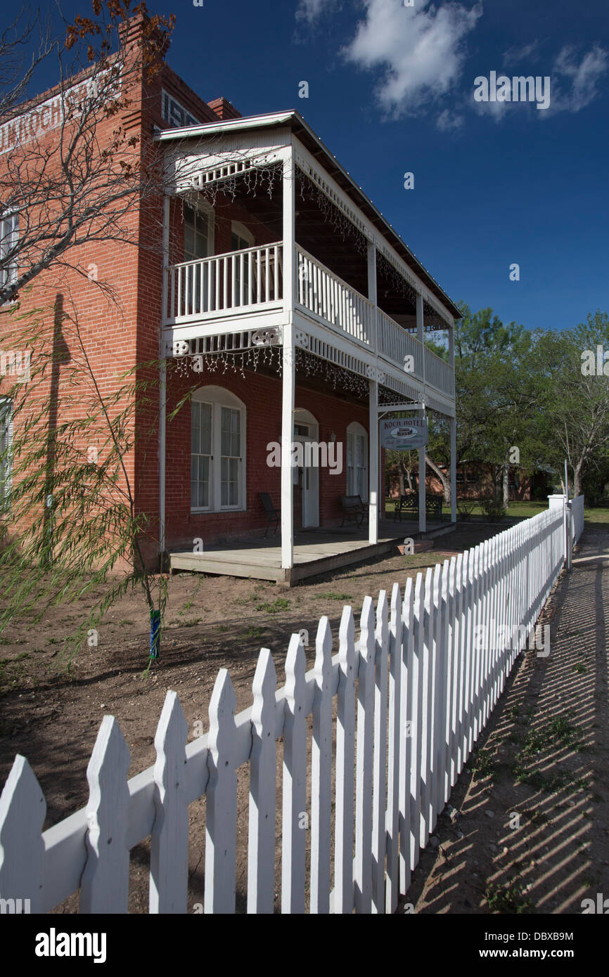 D'Hanis, Texas - The historic J.M. Koch's Hotel in Texas' hill country ...