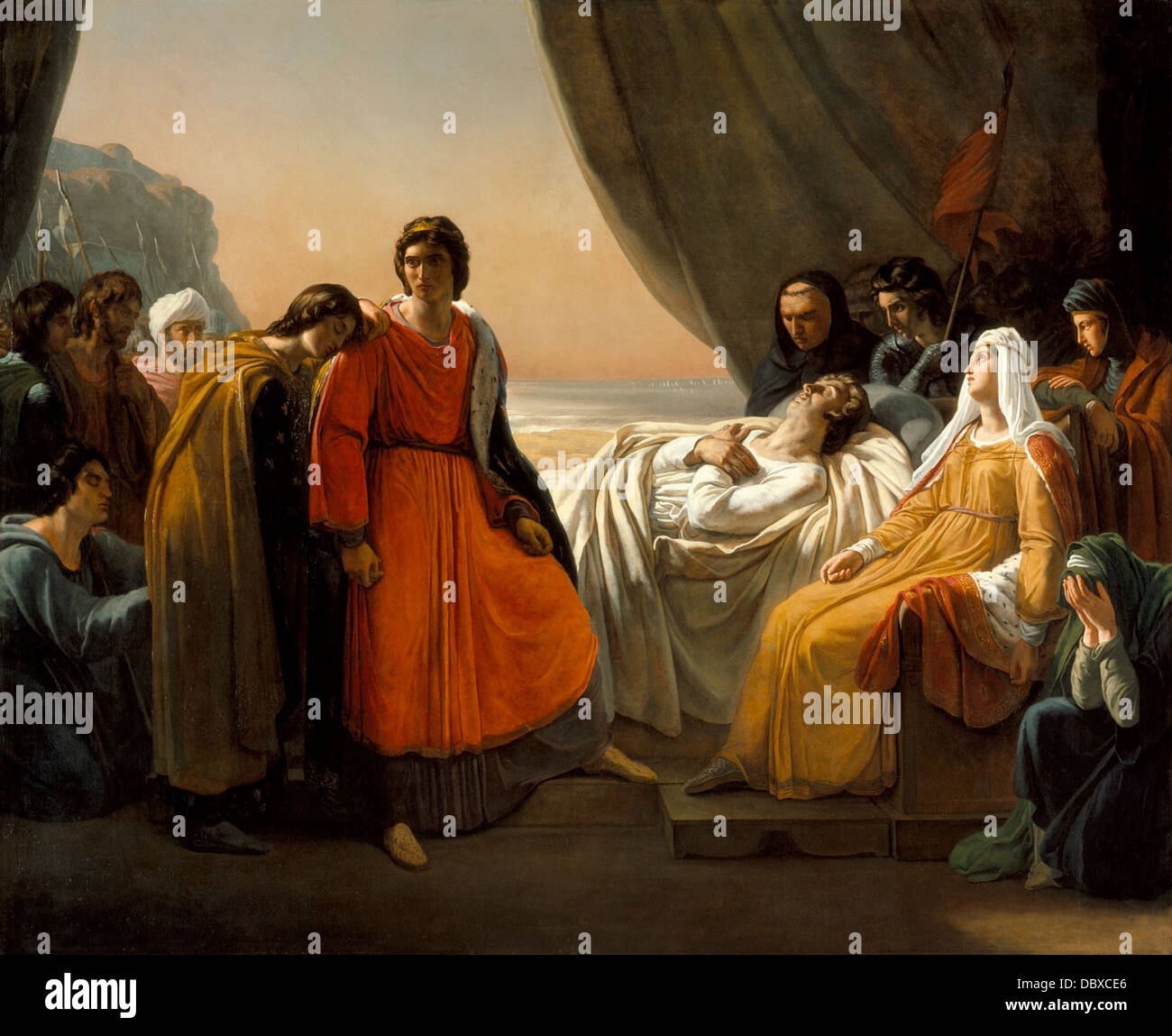 The Death of Saint Louis 81.2 Stock Photo - Alamy