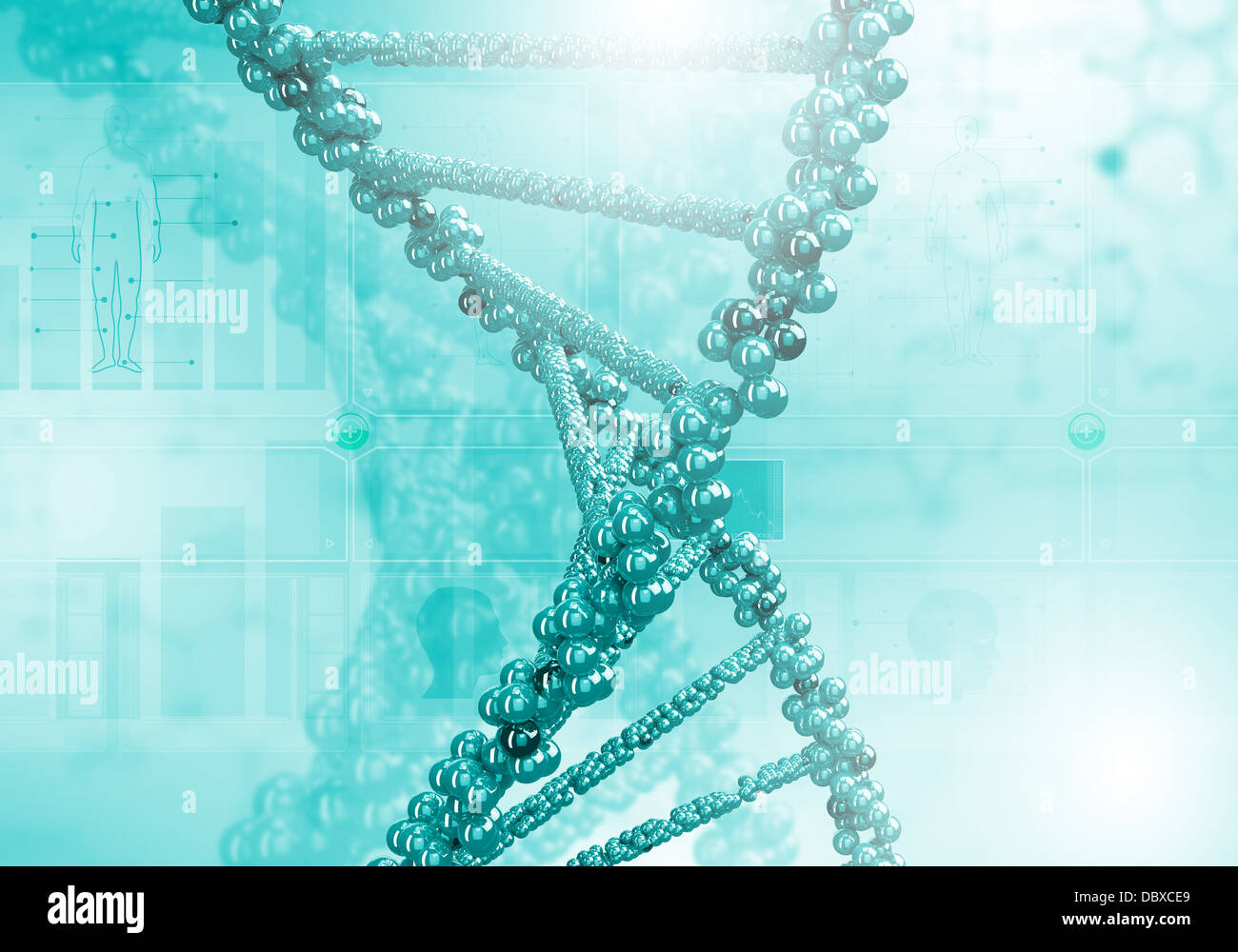 Coiled dna hi-res stock photography and images - Alamy
