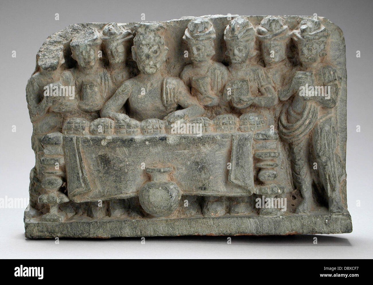 The Distribution of the Buddha's Relics M.84.151 Stock Photo - Alamy