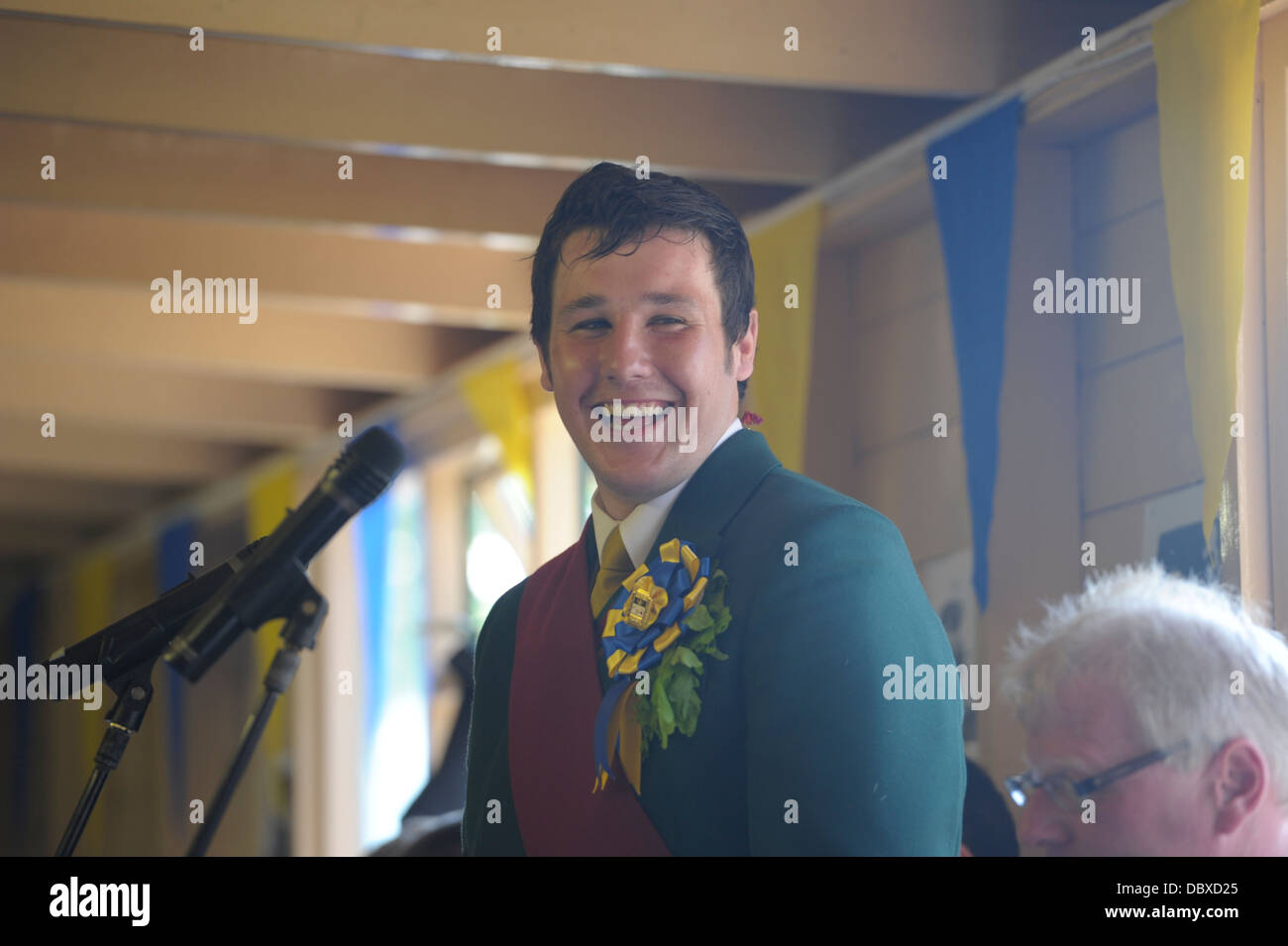 Cornet Chris Ritson during the Common-Riding on June 7, 2013 in Hawick ...