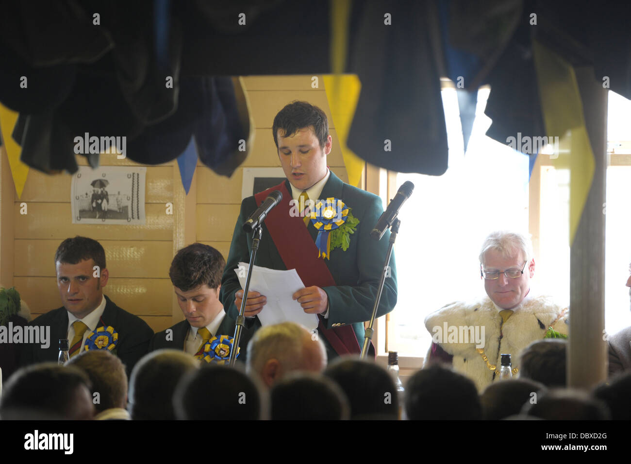 Cornet Chris Ritson during the Common-Riding on June 7, 2013 in Hawick ...