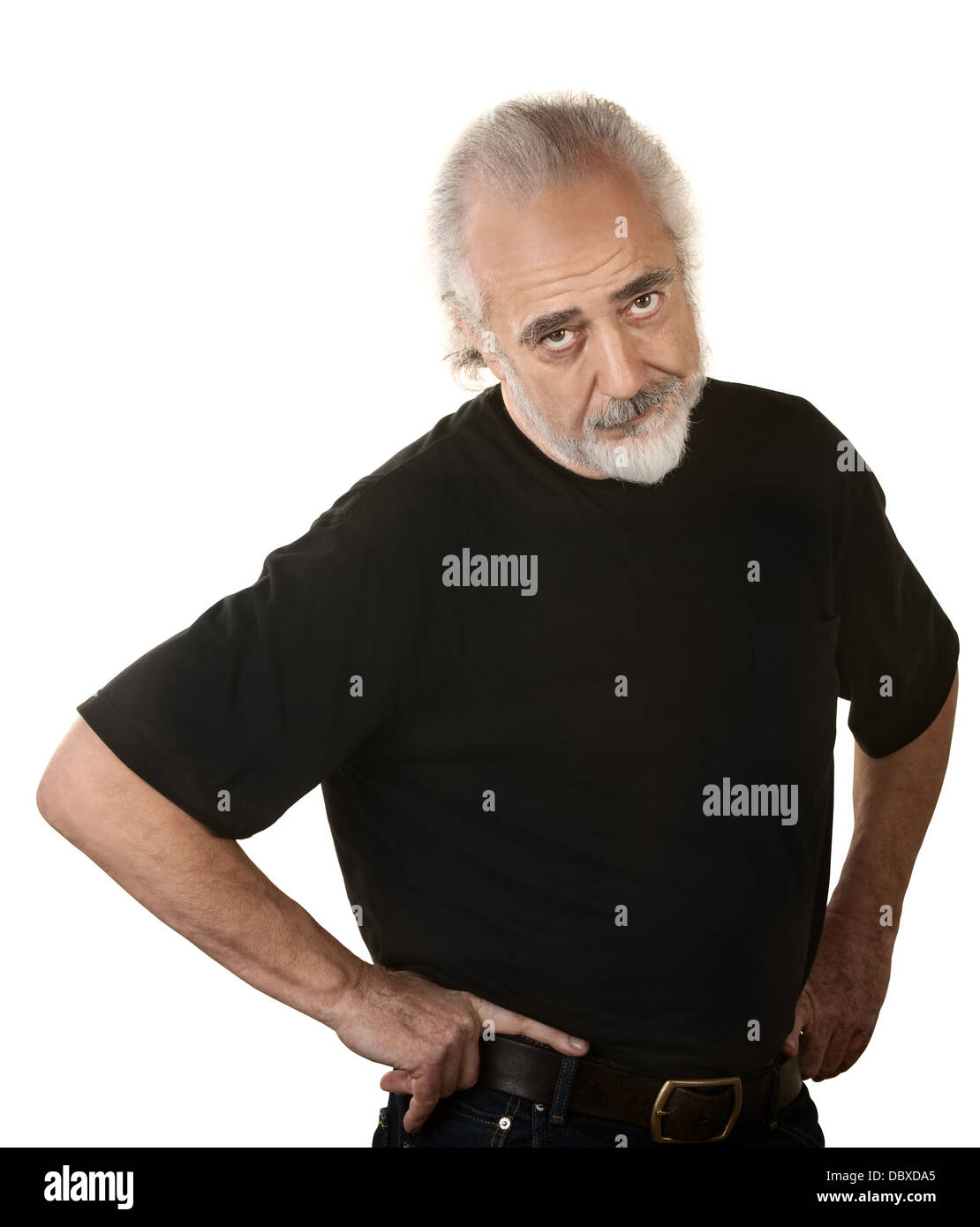 Frustrated Older Man Stock Photo - Alamy