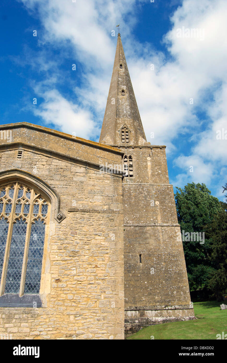 View of St Nicholas' Church in Saintbury, Gloucestershire Stock Photo ...